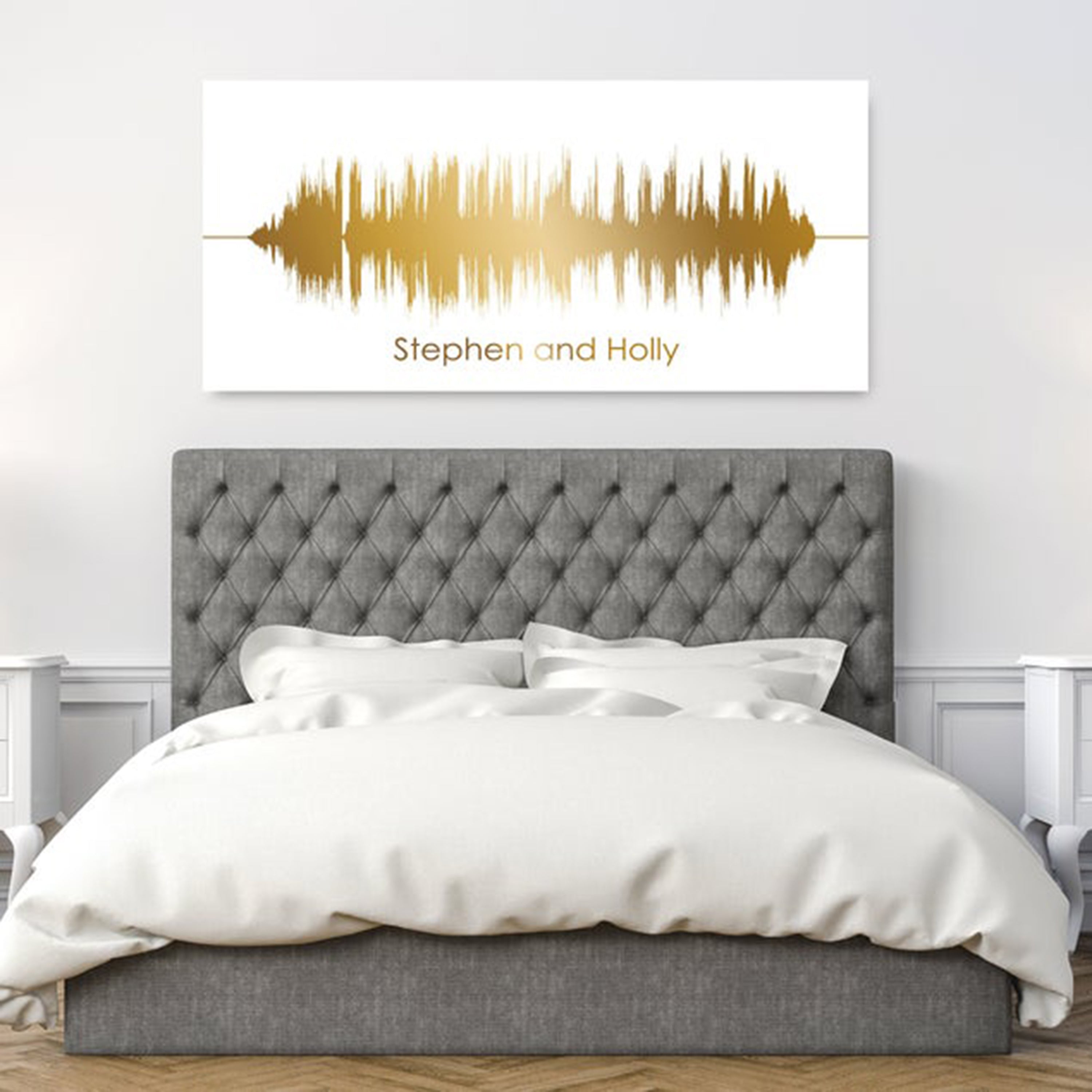 50th Soundwave Wall Art Canvas | Custom Soundwave Art