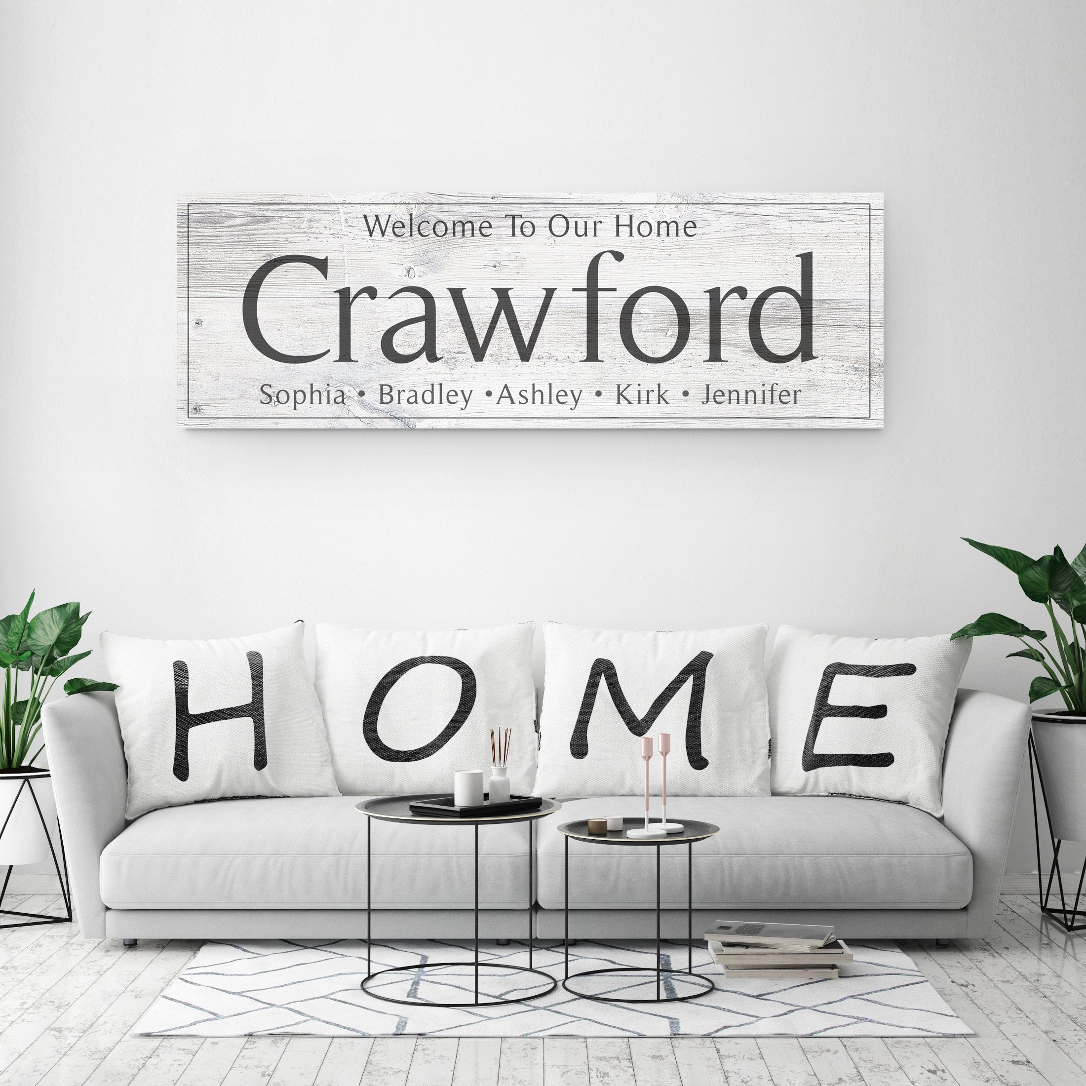 Family Last Name Signs | Canvas Vows